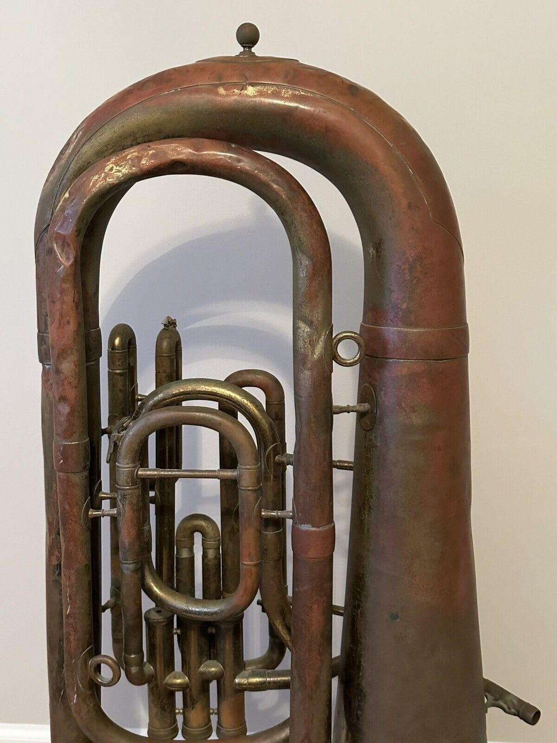 Vintage Horn BUESCHER Baritone Euphonium Tuba Horn Musical Instrument ...