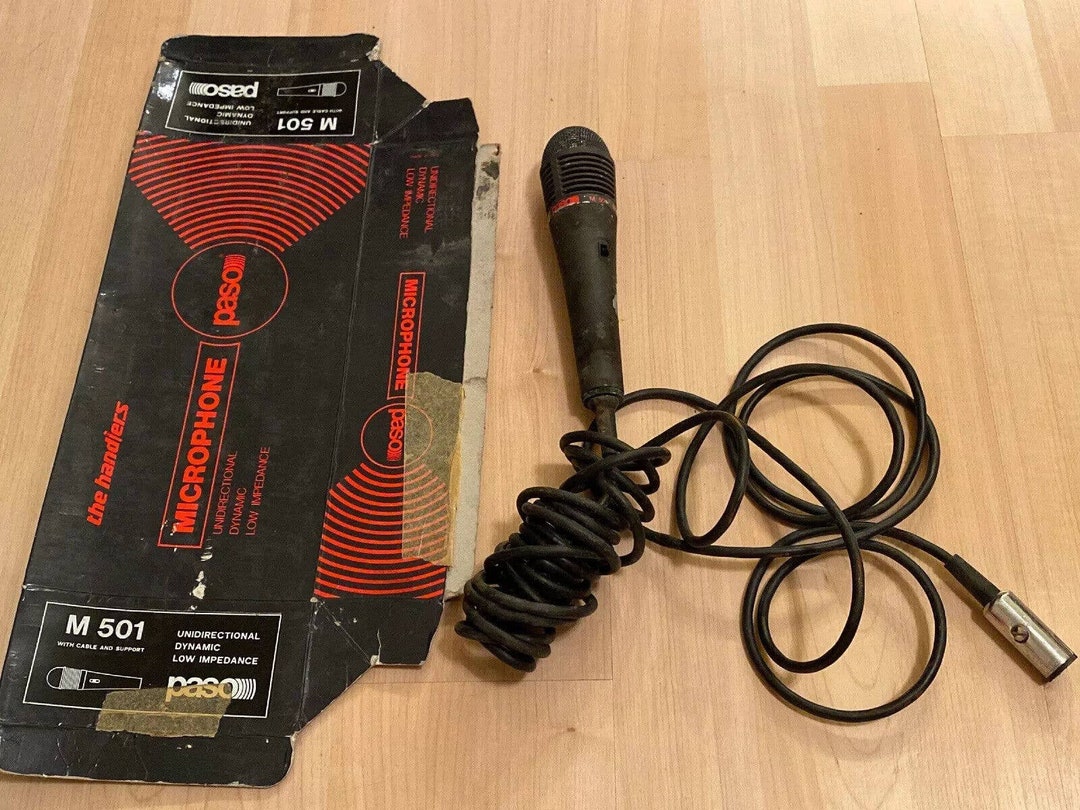 Paso M501 Microphone Unidirectional Dynamic Box Included - Etsy