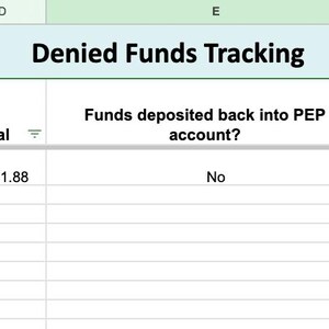 Florida PEP Scholarship Budget for Google Sheets - Etsy