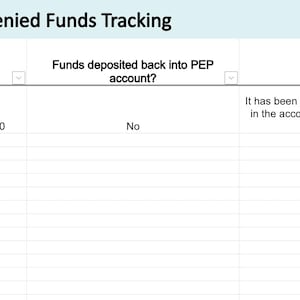 Florida PEP Scholarship Budget for Excel - Etsy