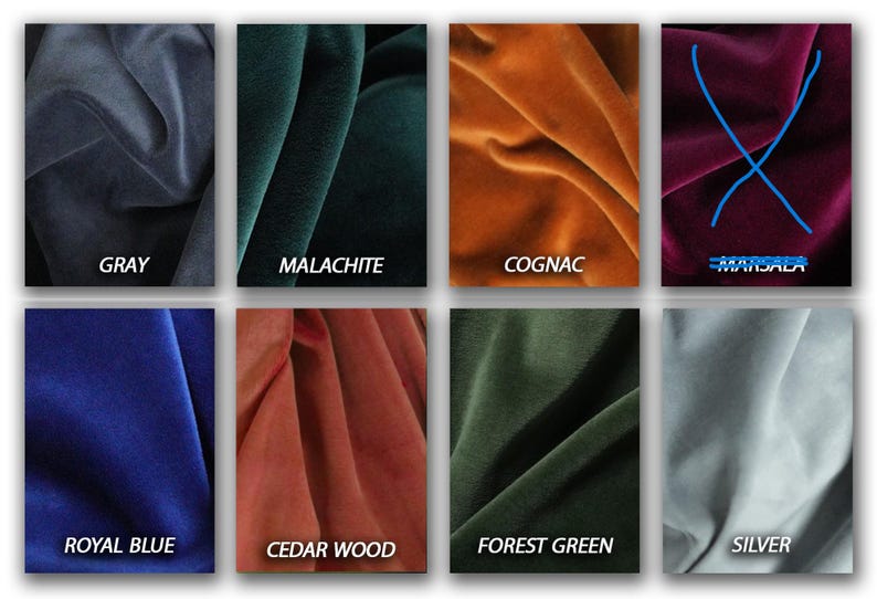 Extra Long 100% Cotton Velvet Robe/ 8 Colors / Organic Cotton Dressing ...