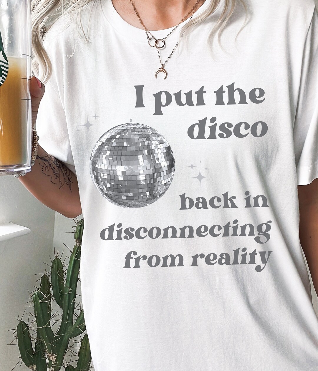 Disco Tee, Retro 80s Aesthetic, Dark Humor T-shirt, Grim Depressed ...