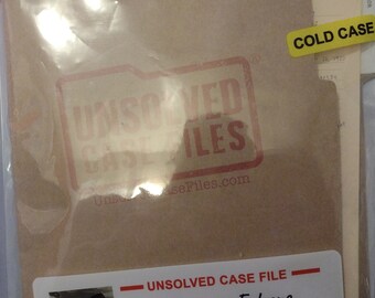 Unsolved Case Files. Date Night Ideas. Murder Mystery Game. - Etsy