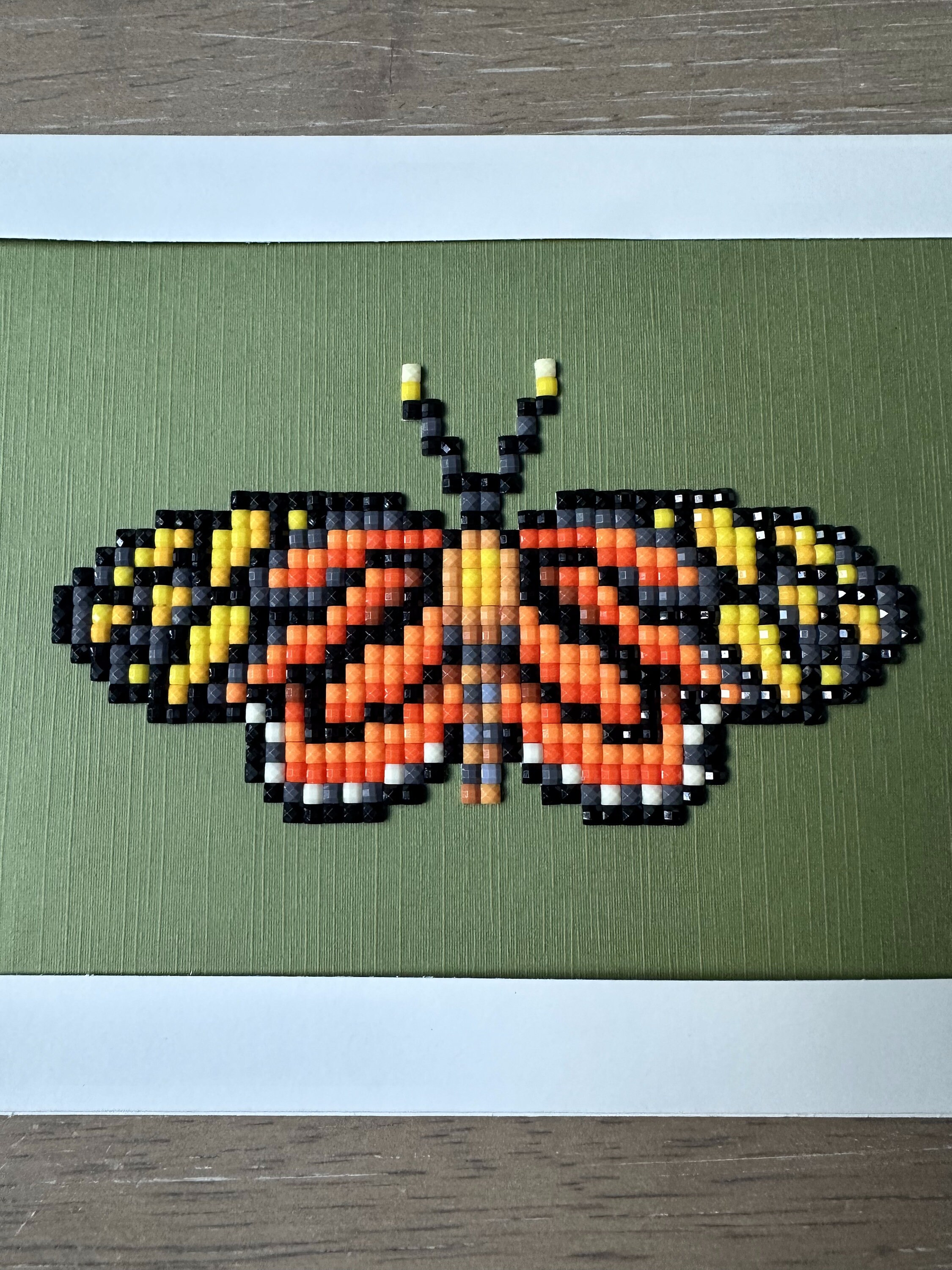 Tiger Mimic Queen Butterfly Card - Etsy