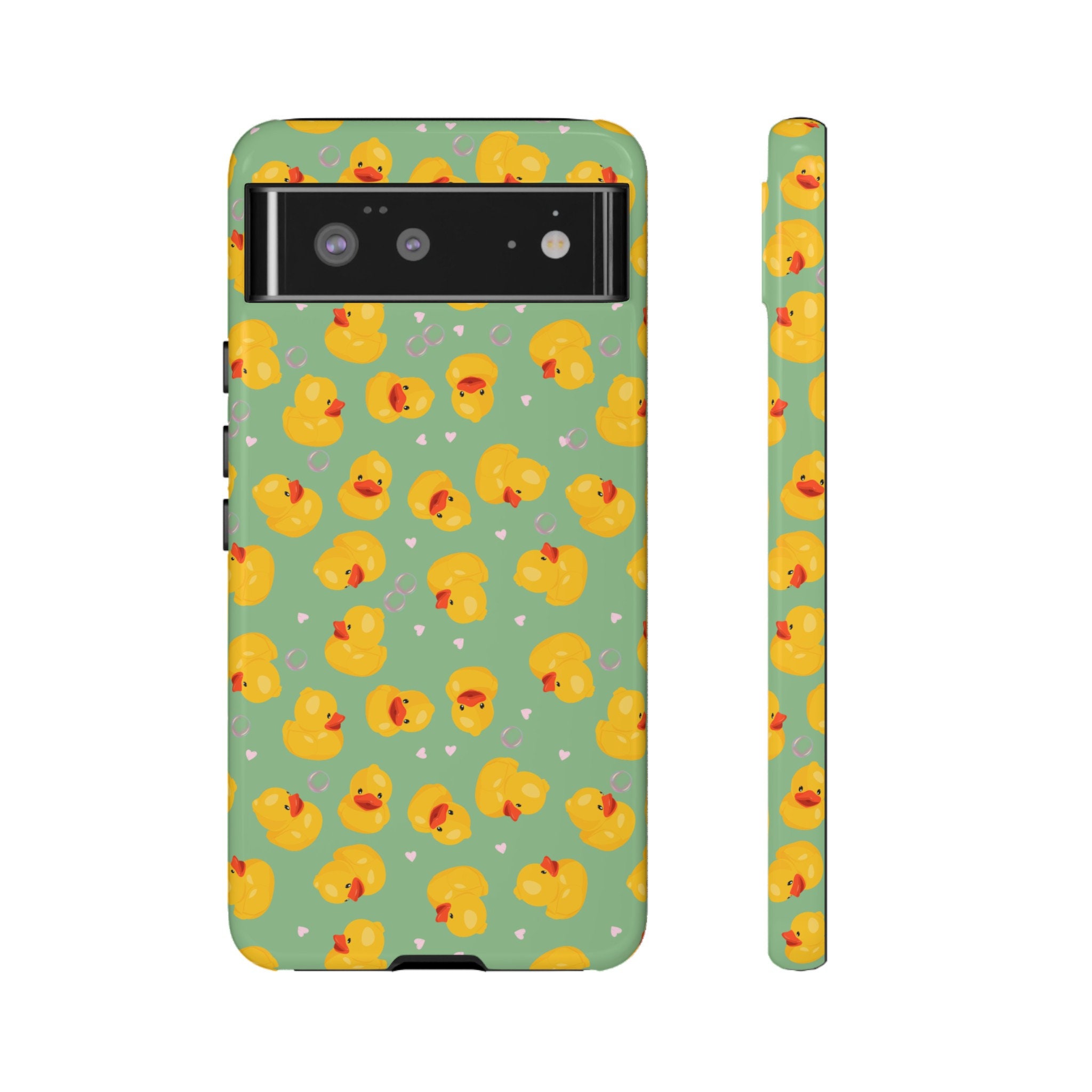 Rubber Duckie Tough Phone Case I Ducks and Hearts Aesthetic I Duck and ...