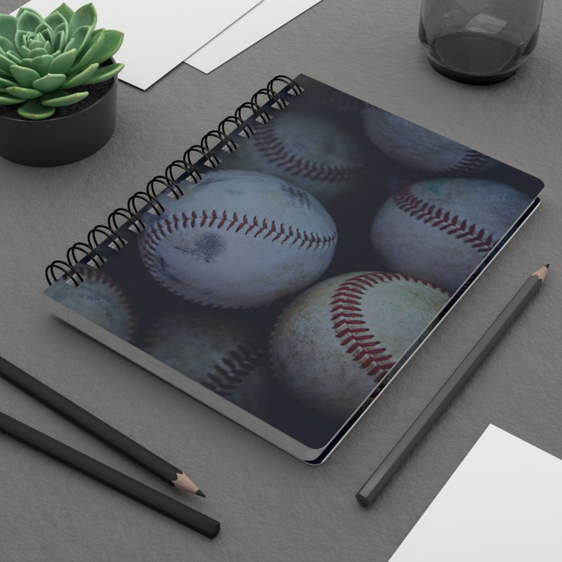 Baseball Spiral Notebook, Sports Journal, Softball Notebook, Gift for ...