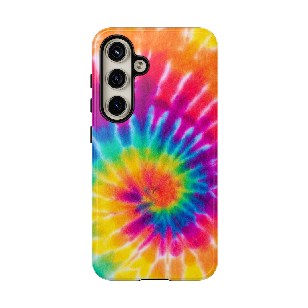 Tie Dye Phone Case I Vibrant Rainbow Phone Case I Colorful Swirl ...