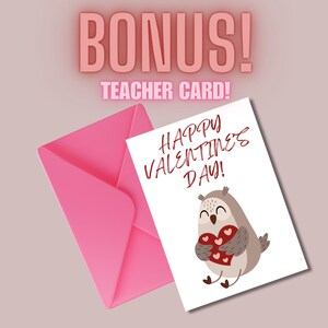 PRINTABLE Adorable WOODLAND Animals Valentines for Valentine Exchange ...