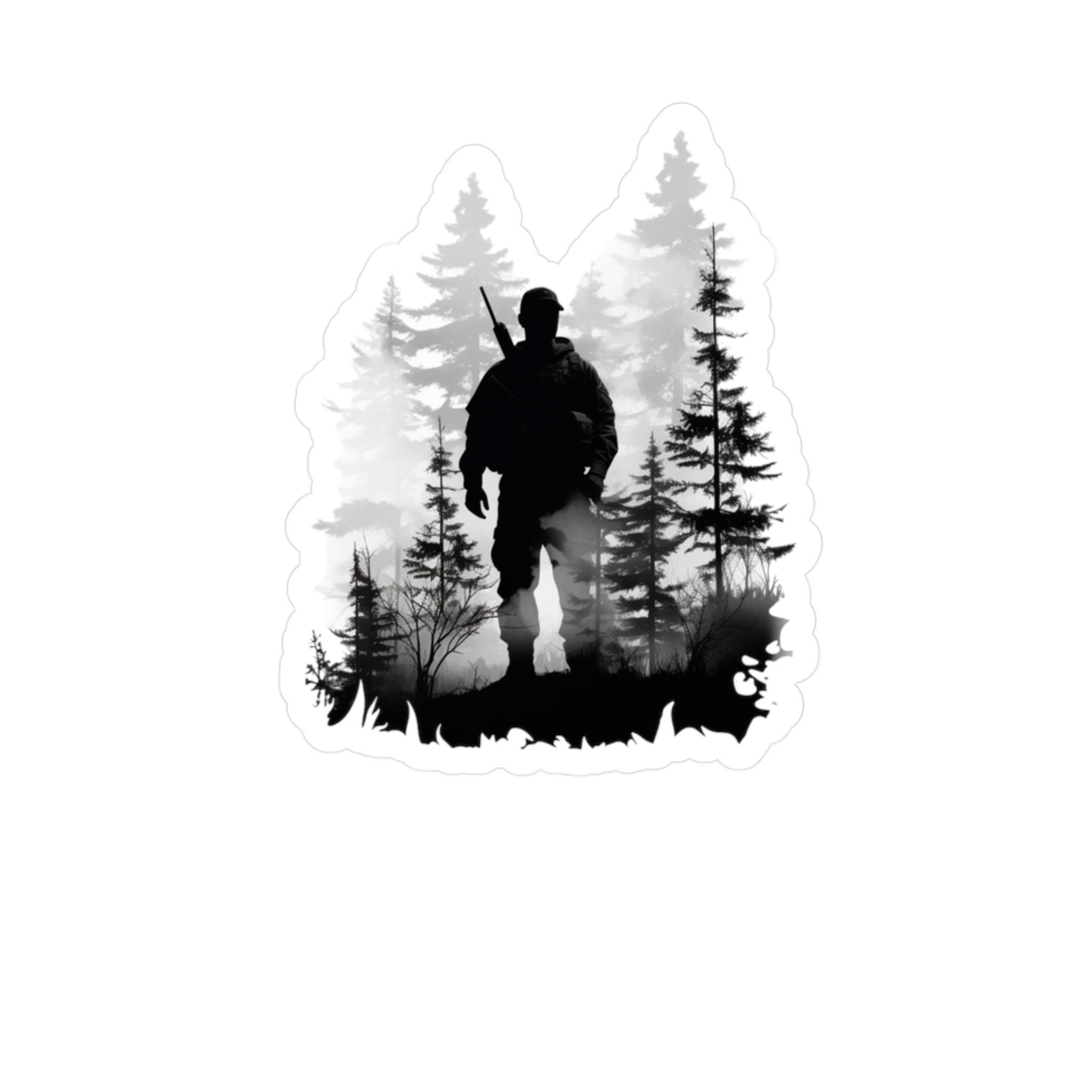 Hunter Sticker Nature Lovers Decal Hunters Stickers Dad - Etsy