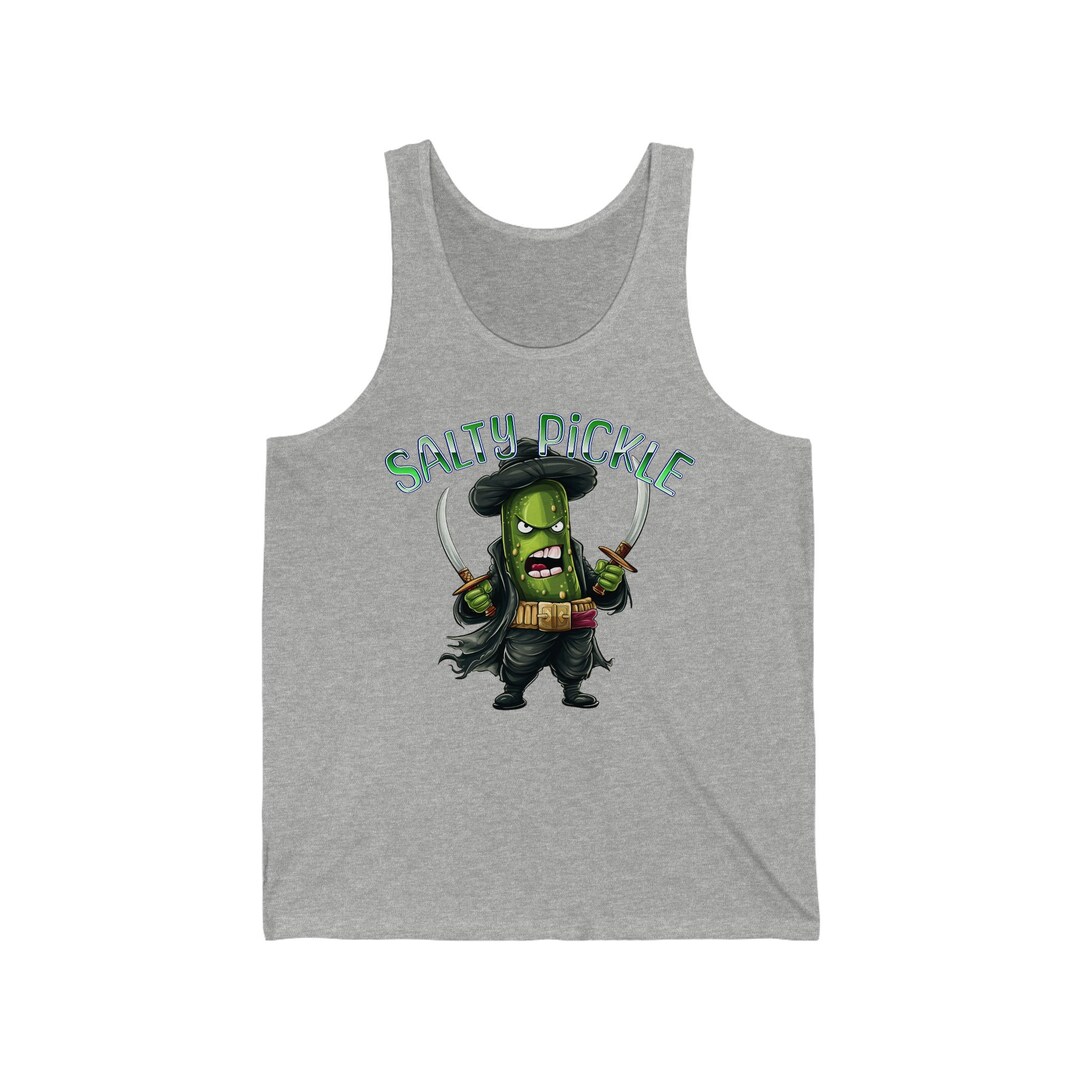 Salty Pickle Tank Top, Pickle Fan Shirt, Pickle With Attitude Tshirt ...
