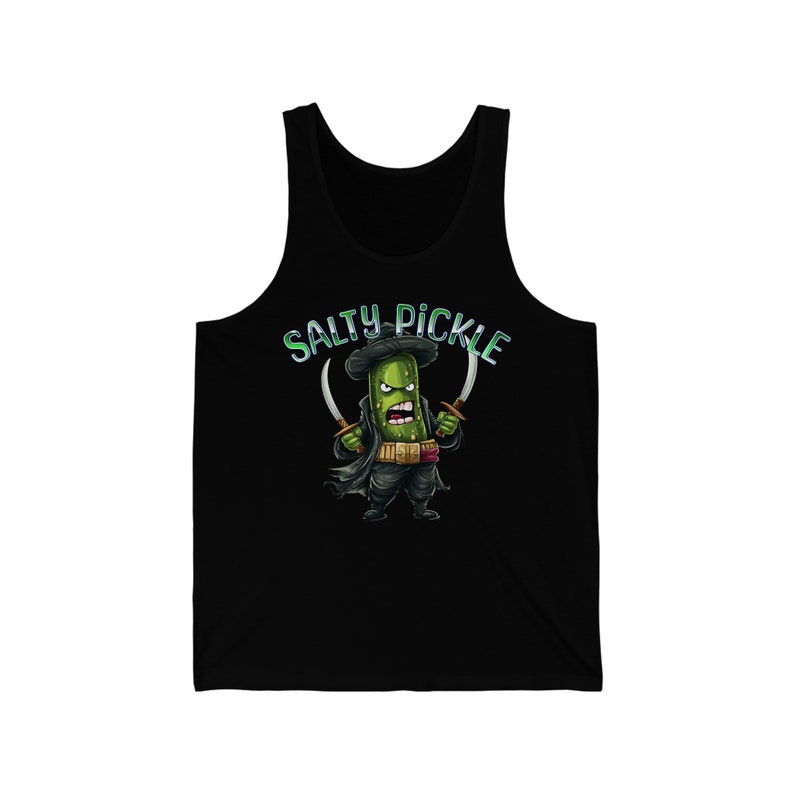 Salty Pickle Tank Top, Pickle Fan Shirt, Pickle With Attitude Tshirt ...