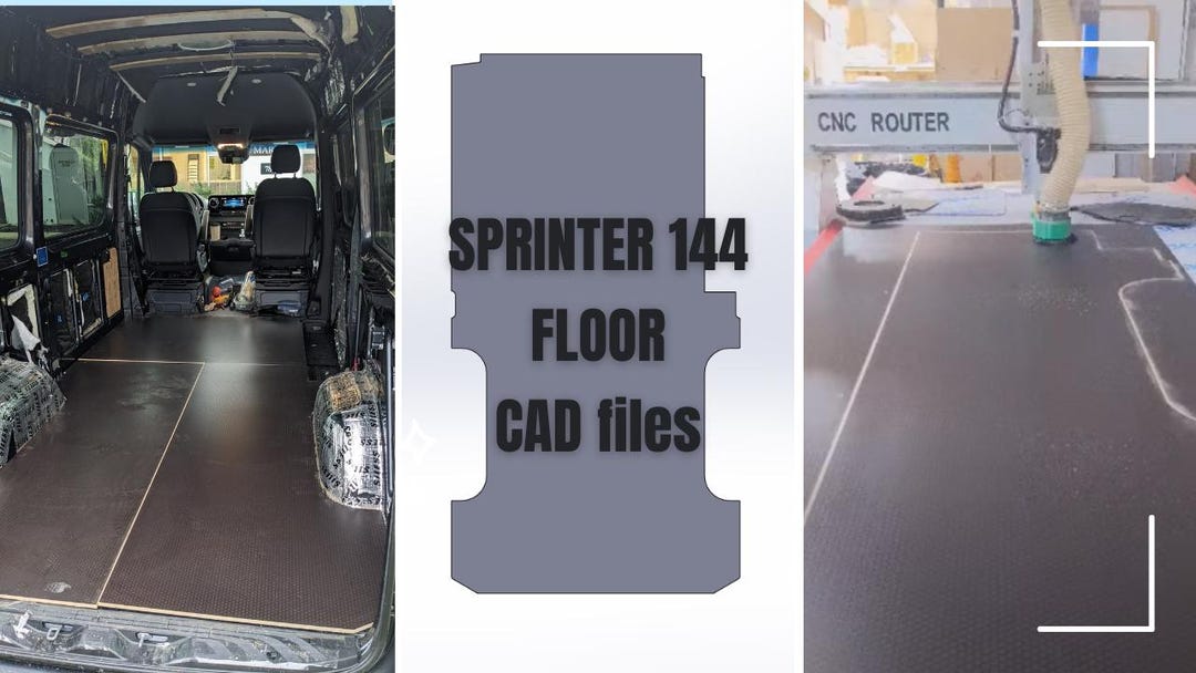 Sprinter 144 Floor Dxf - CAD / 2018-2025 / - Etsy
