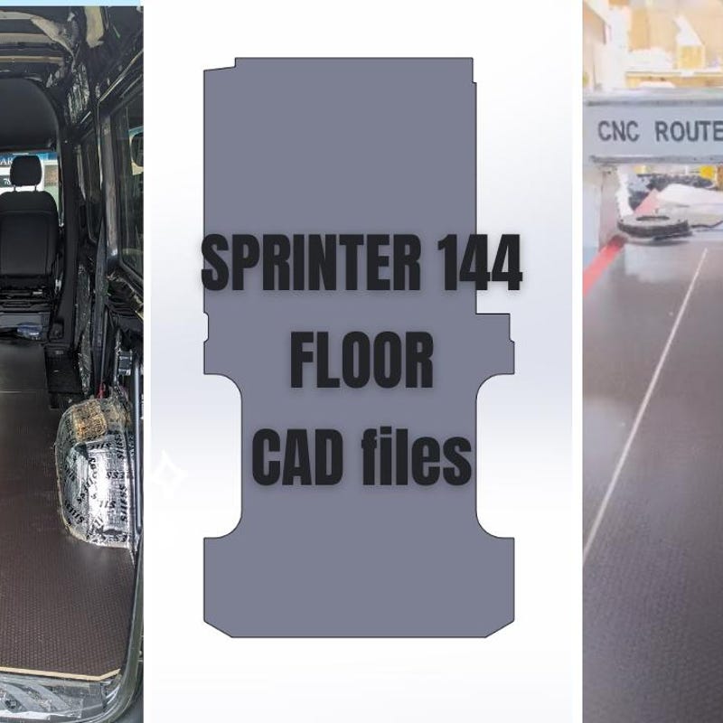 Van Floor Dxf - Etsy