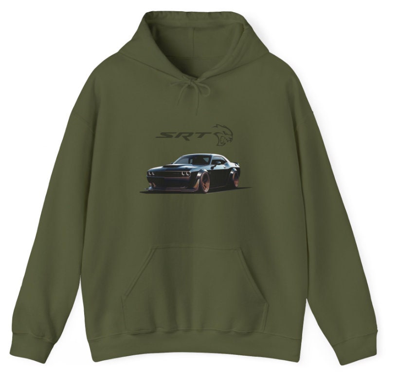Challenger Hoodie Hellcat Hoodie Dodge Challenger Hoodie - Etsy