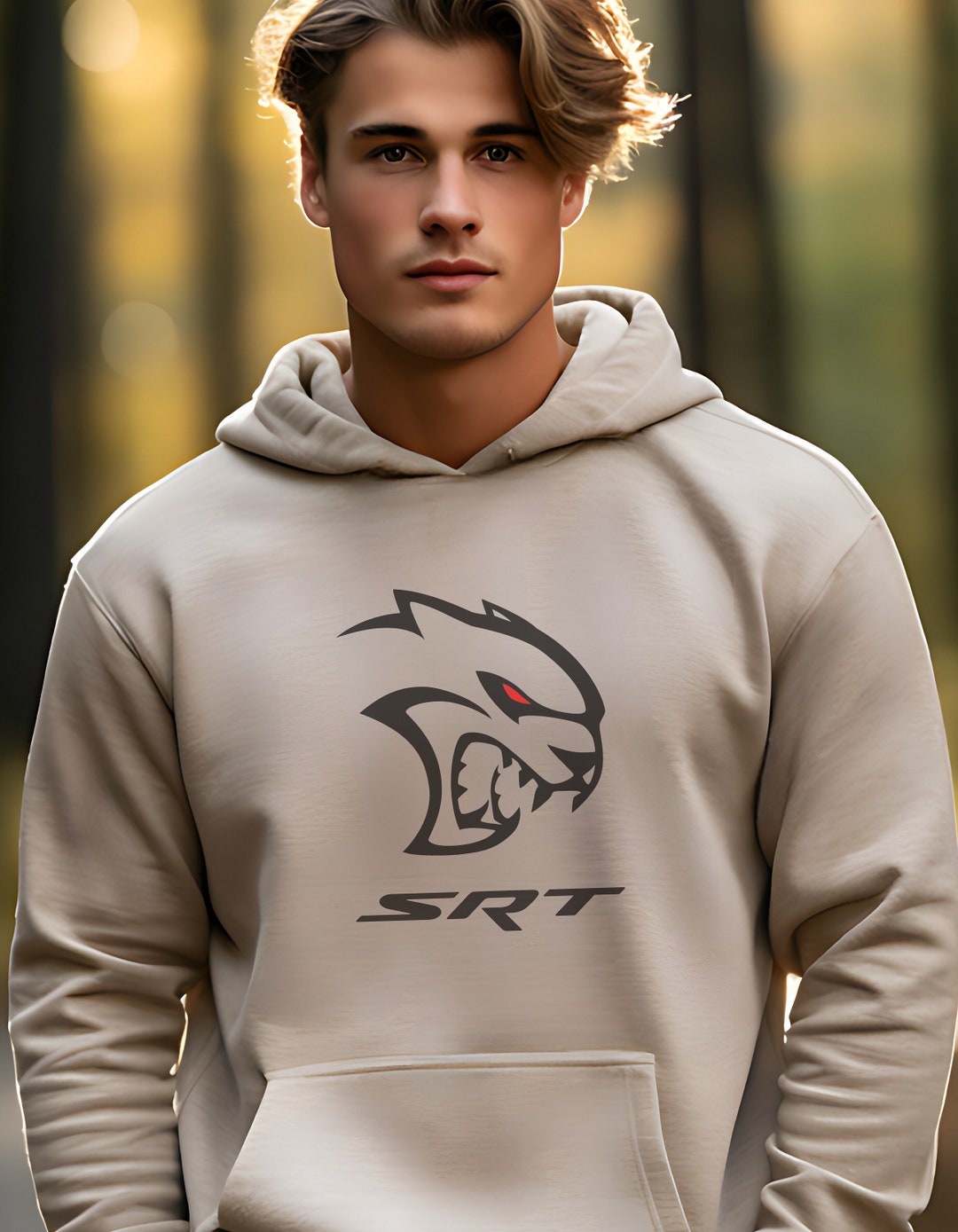 Dodge SRT Hellcat Logo Hoodie Hellcat Sweatshirt Dodge Challenger ...