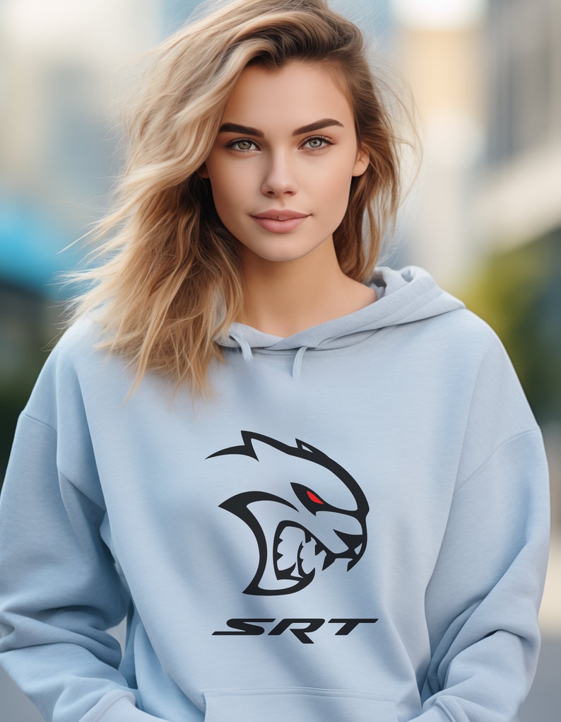 Dodge SRT Hellcat Logo Hoodie Hellcat Sweatshirt Dodge Challenger ...