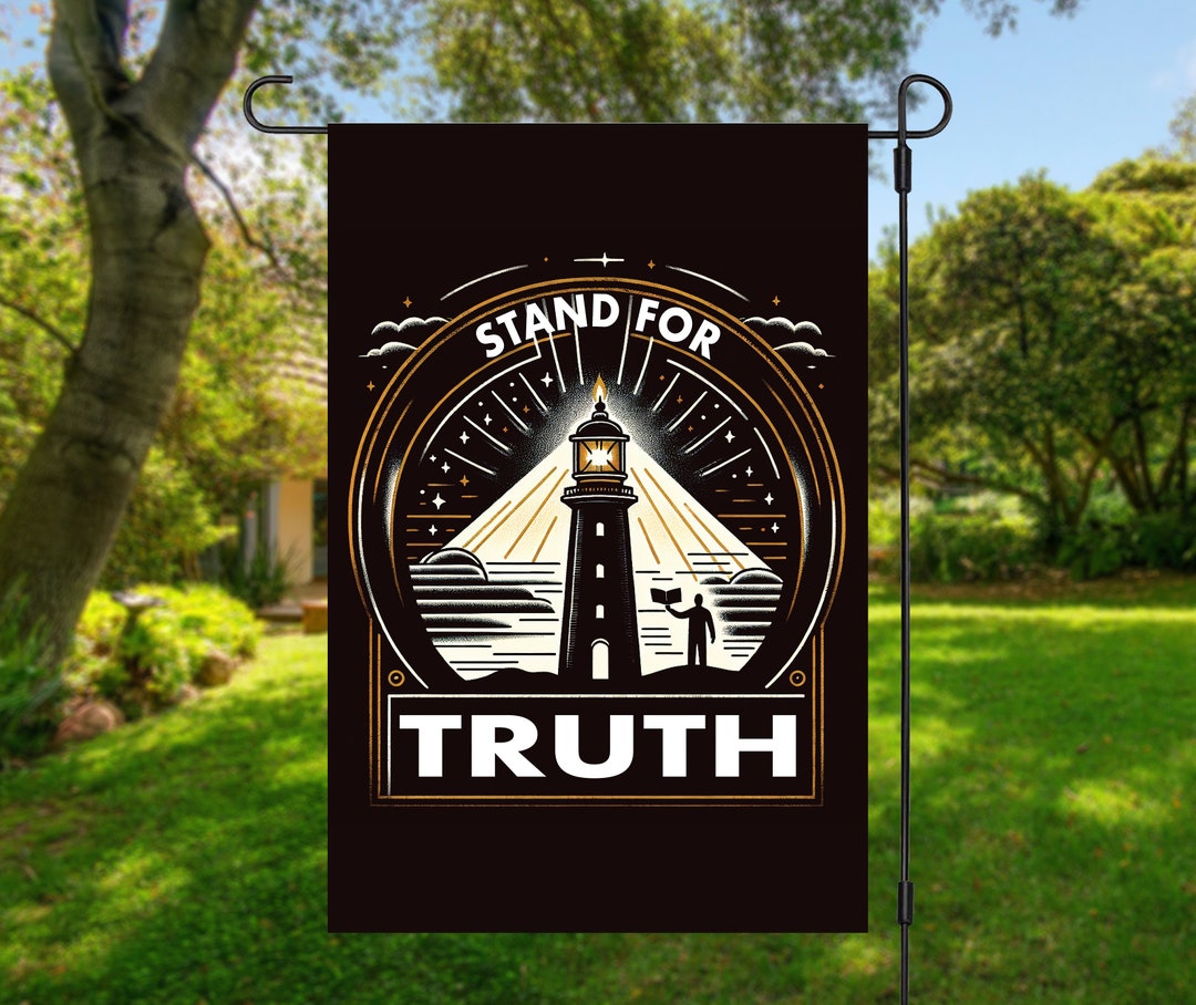 Stand for Truth Yard Flag | 12x18 Activist Flag for Home and Garden ...