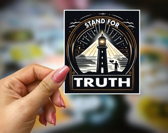 Democracy for the People Vinyl Sticker – Patriotic Quote Design | 3x3 ...