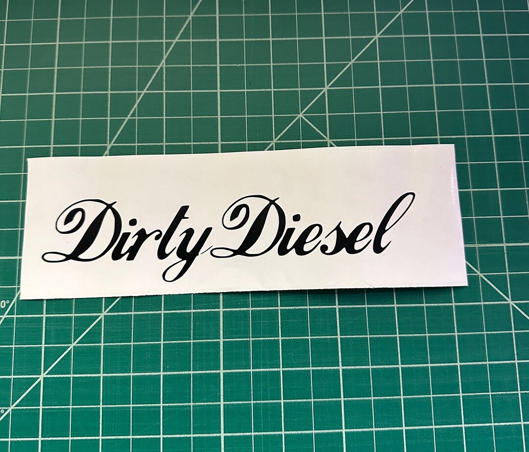 Dirty Diesel Truck Vinyl Decal - Etsy