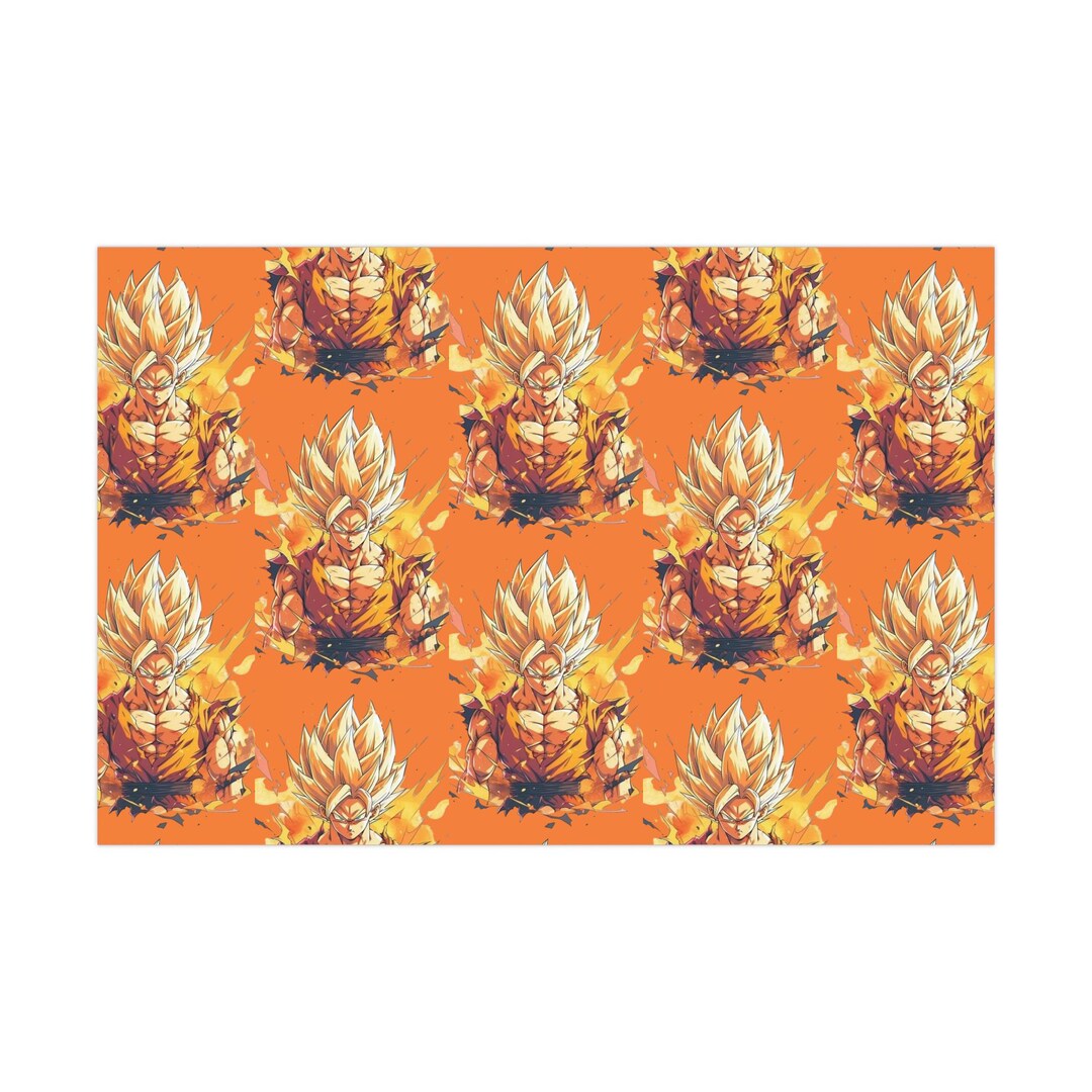 Gift Wrap Papers Goku Dragon Ball Z, Dragon Ball Z Gift Wrap, Anime ...