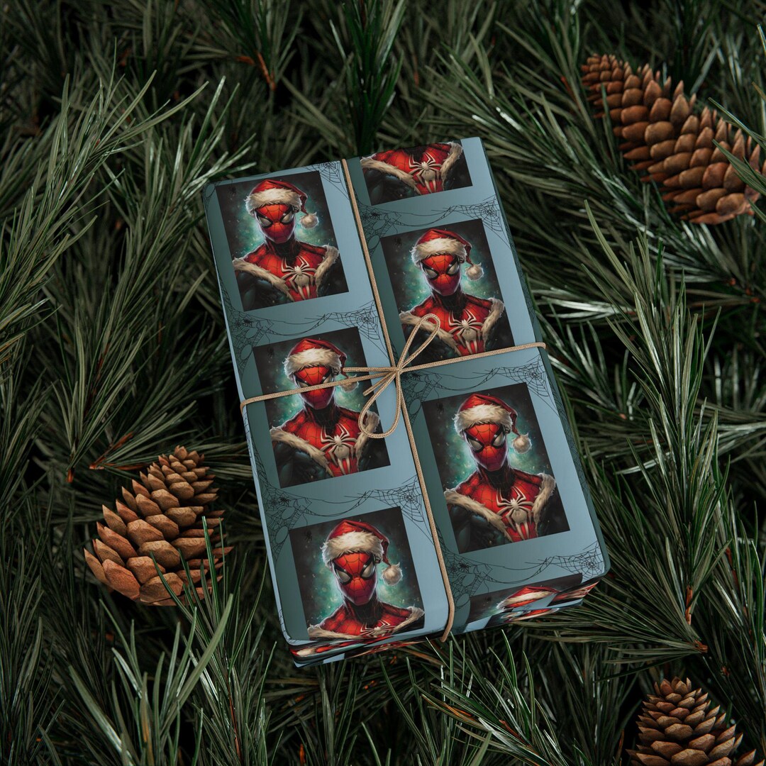 Spider-man Gift Wrapping Paper - Etsy
