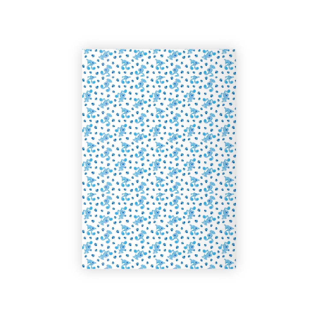 Wrapping Paper, Blues Clues Design Gift Wrap Roll for Birthdays ...