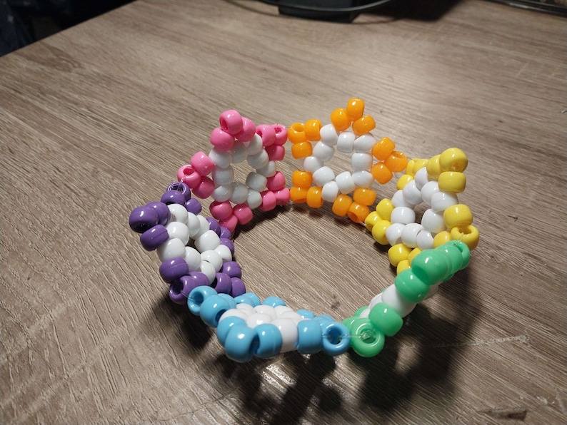 Rainbow Kandi Crown! - Etsy