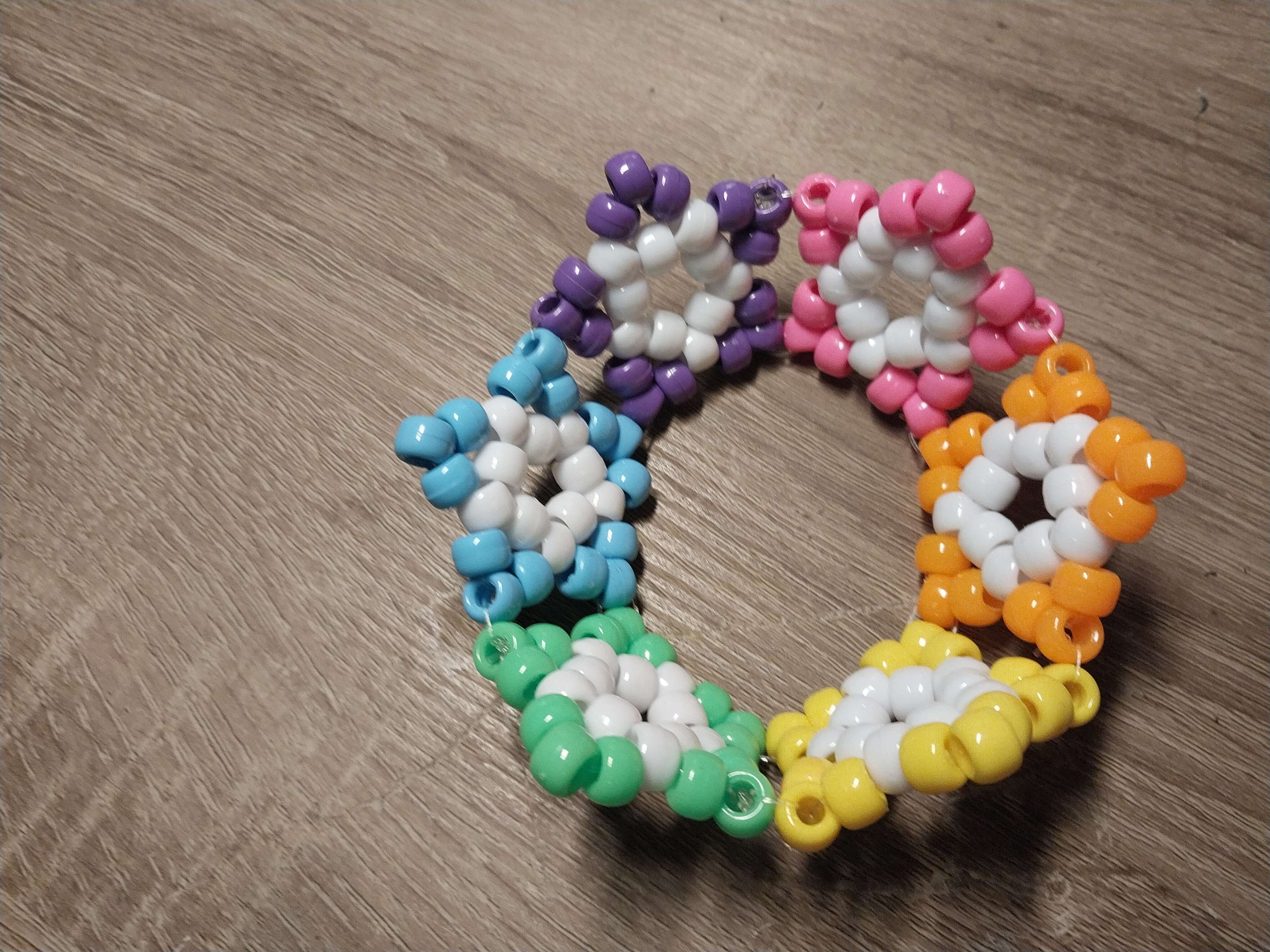 Rainbow Kandi Crown! - Etsy