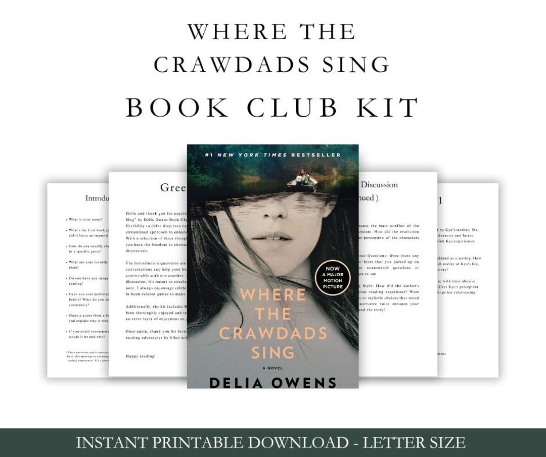 Where the Crawdads Sing Book Club Kit - Etsy
