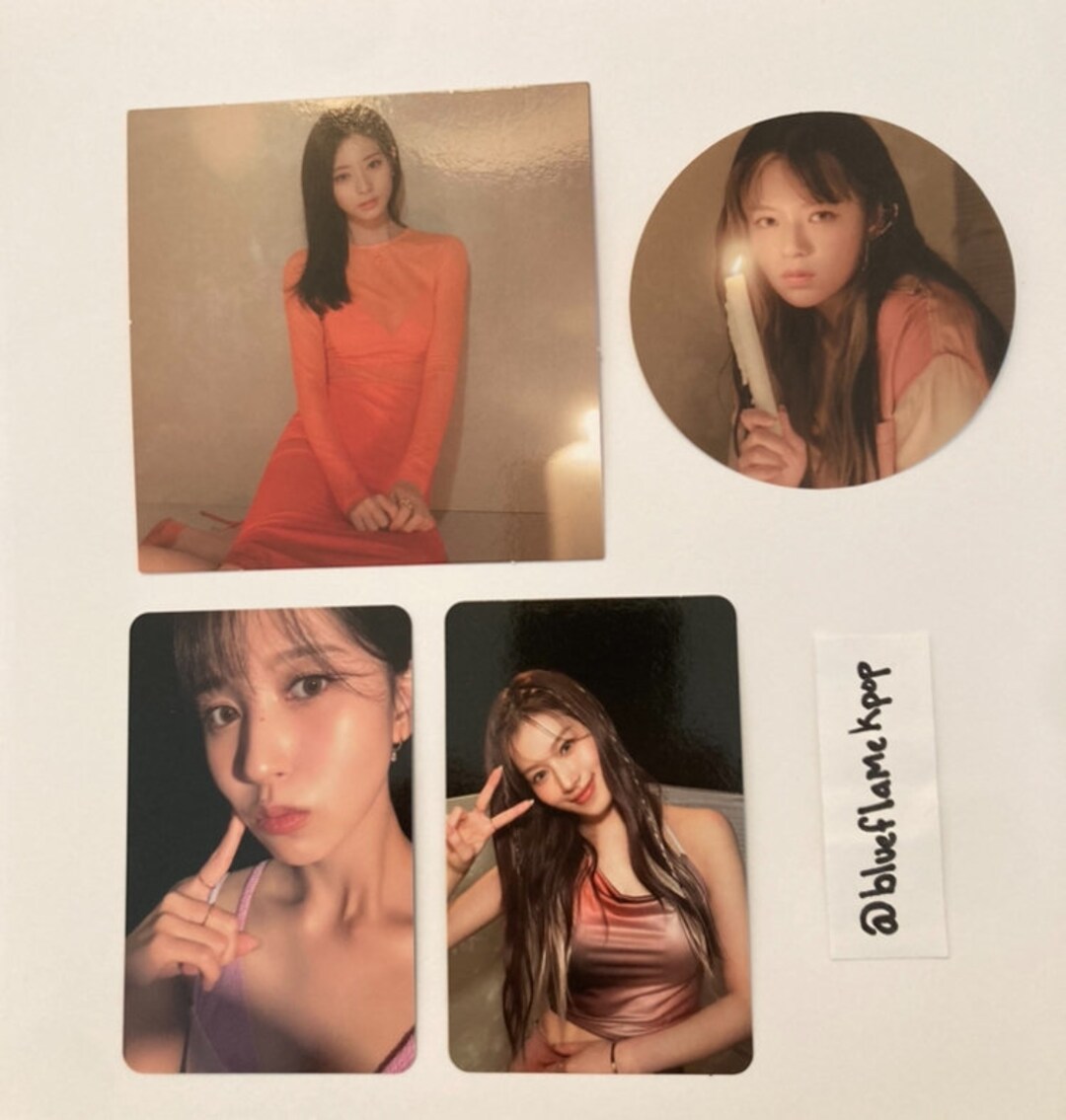 Official Twice With You-th Digipak Inclusions Photocards, Stickers ...