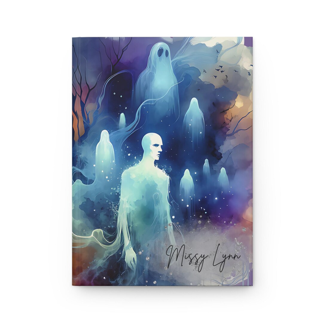 Personalized Spooky Halloween Journal, Custom Ghostly Notebook, - Etsy