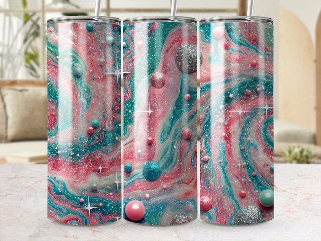 Sparkle Core Glitter 20oz Skinny Tumbler Wrap PNG, Digital Download ...