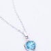 Topaz Heart Pendant Necklace - Etsy