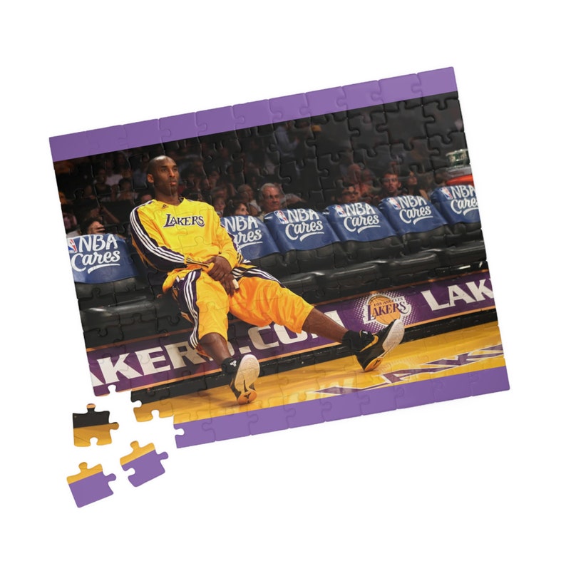 Legends Never Fade: Vintage Kobe Bryant Custom Puzzle - Etsy