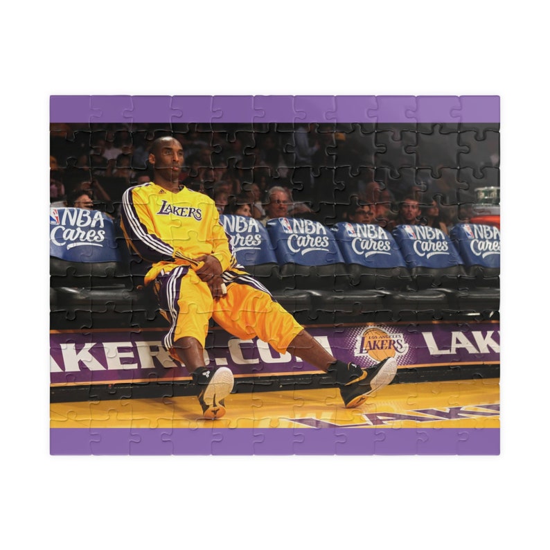 Legends Never Fade: Vintage Kobe Bryant Custom Puzzle - Etsy