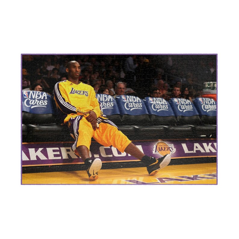 Legends Never Fade: Vintage Kobe Bryant Custom Puzzle - Etsy
