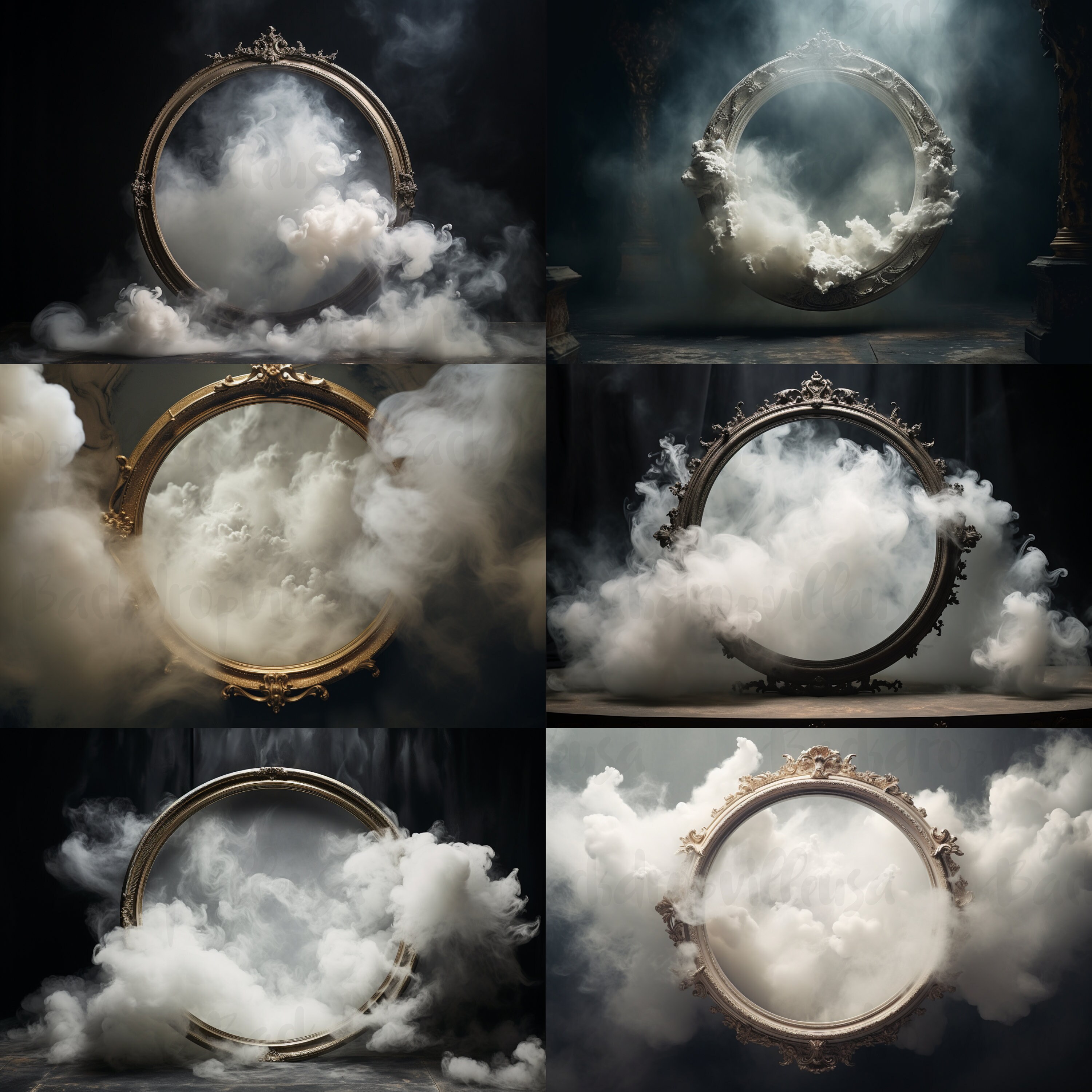 Smoke Digital Backdrop Maternity, Photoshop Background Overlay Overlays ...