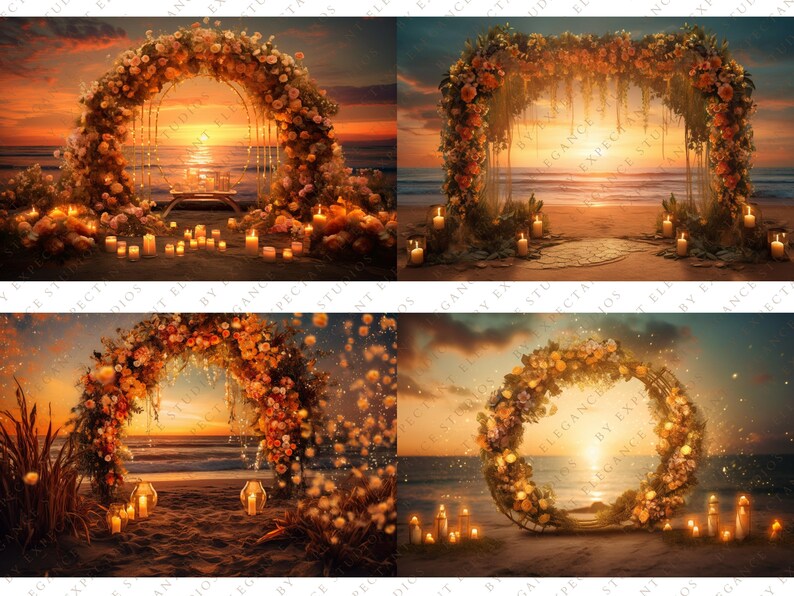 Arch Digital Backdrop Maternity Wedding, Photography Background ...