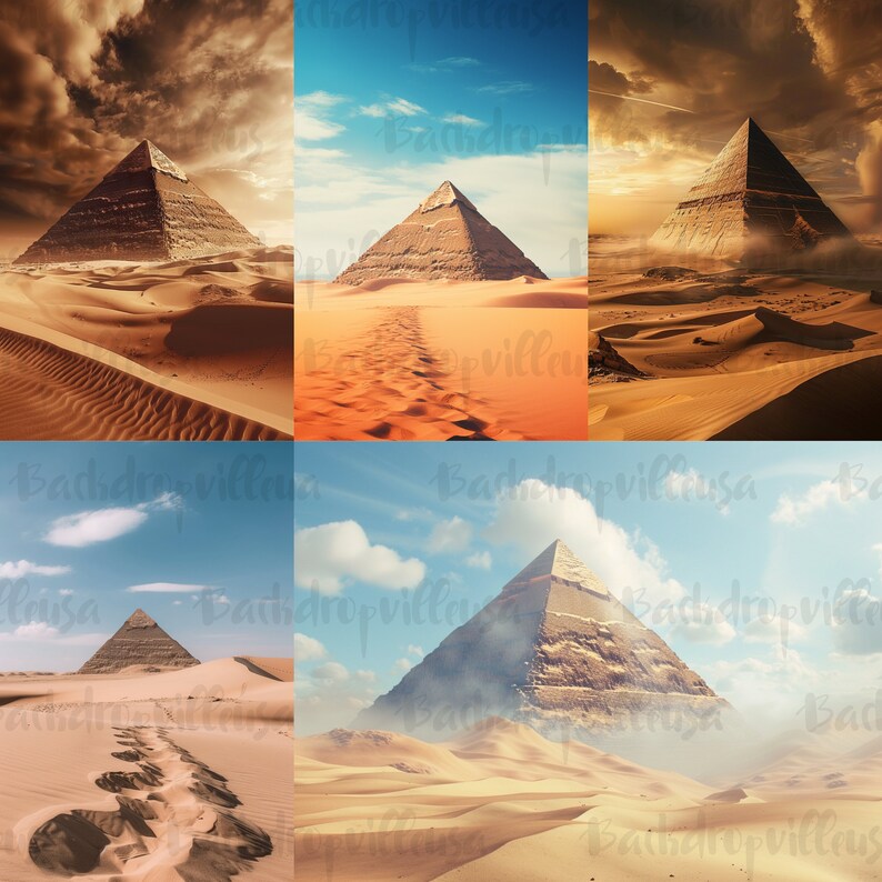 Desert Pyramid Digital Backdrop Maternity, Photoshop Background ...