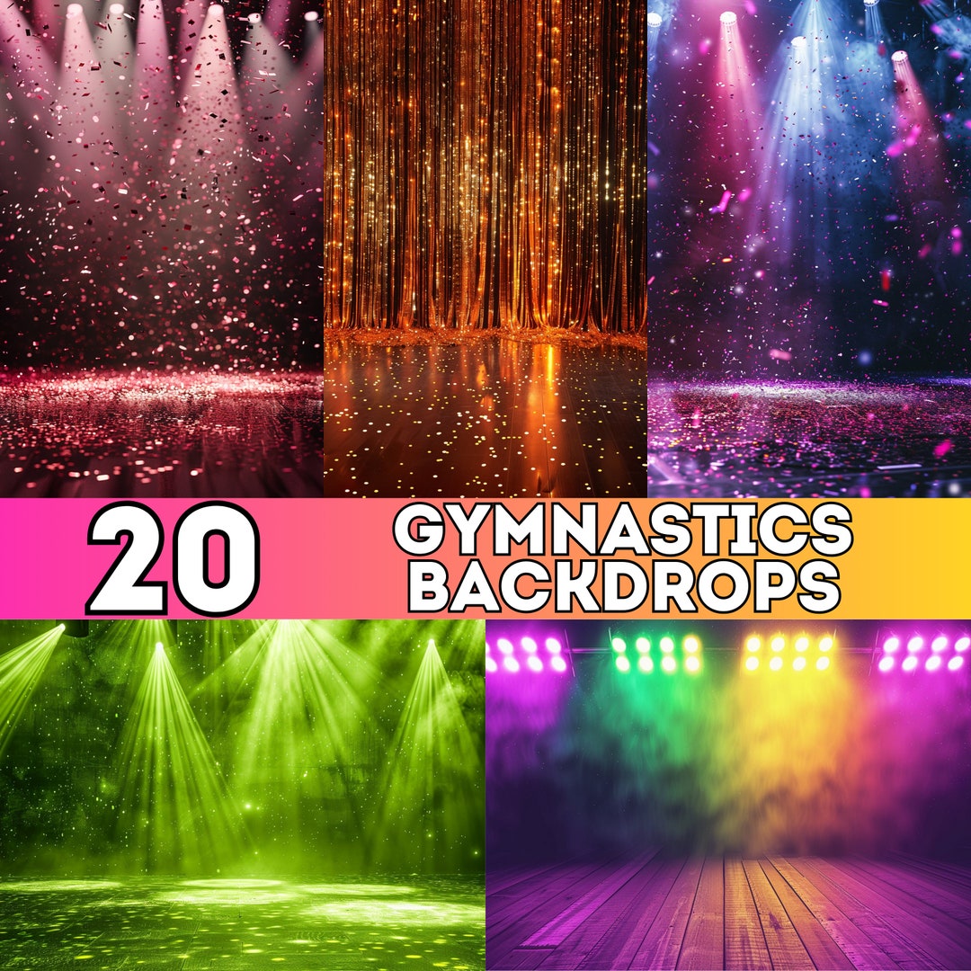 Gymnastics Girly Digital Backdrop Maternity, Photoshop Background ...