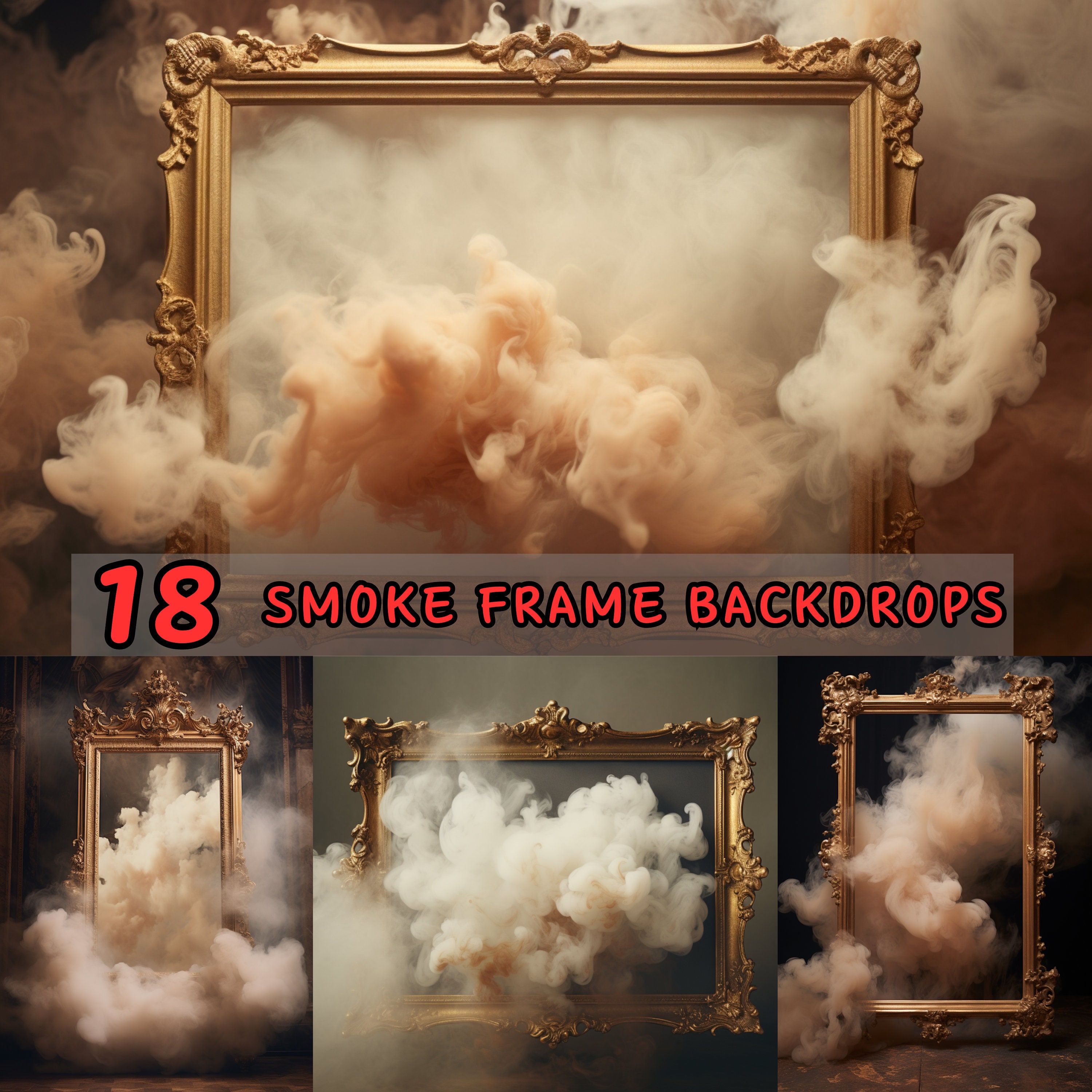 Smoke Digital Backdrop Maternity, Photoshop Background Overlay Overlays ...