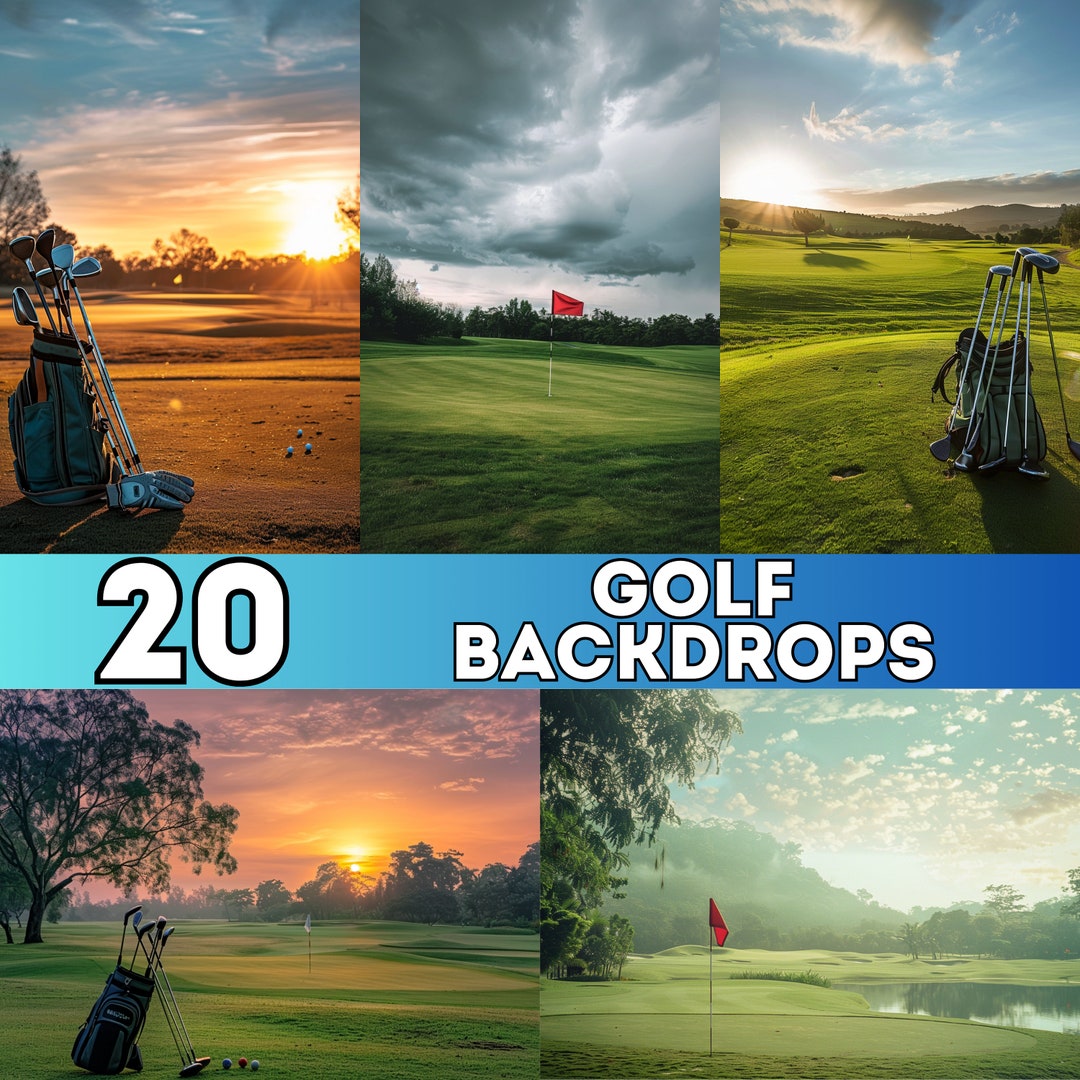 Golf Digital Backdrop, Photoshop Background, Digital Backdrop - Etsy