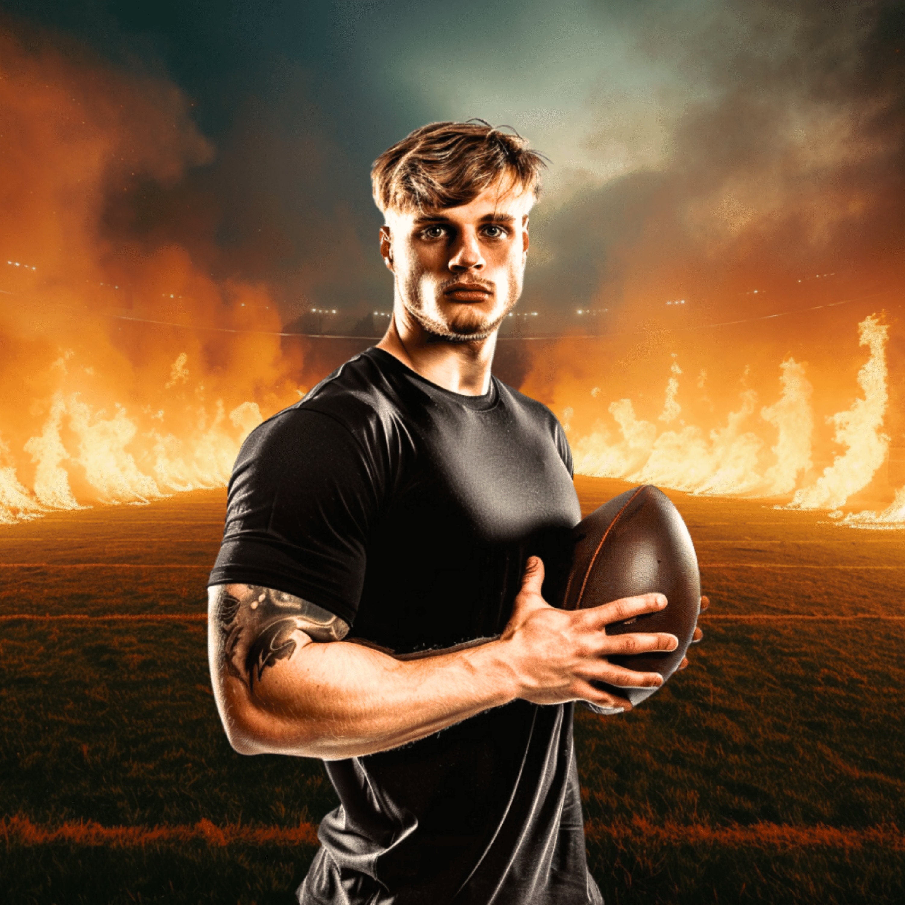 Bundle Sport Football NFL Basketball Baseball Soccer Stadium Smoke ...