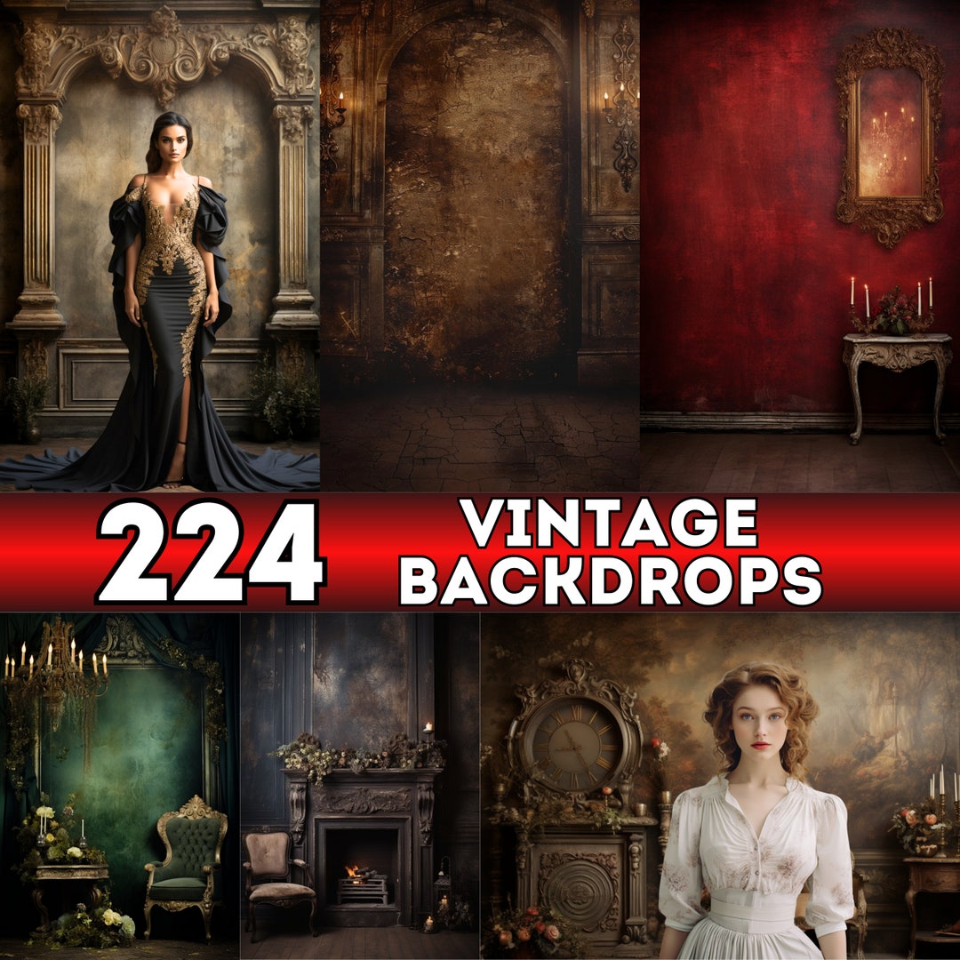 Vintage Old Master Bundle Digital Backdrop Maternity, Photoshop ...