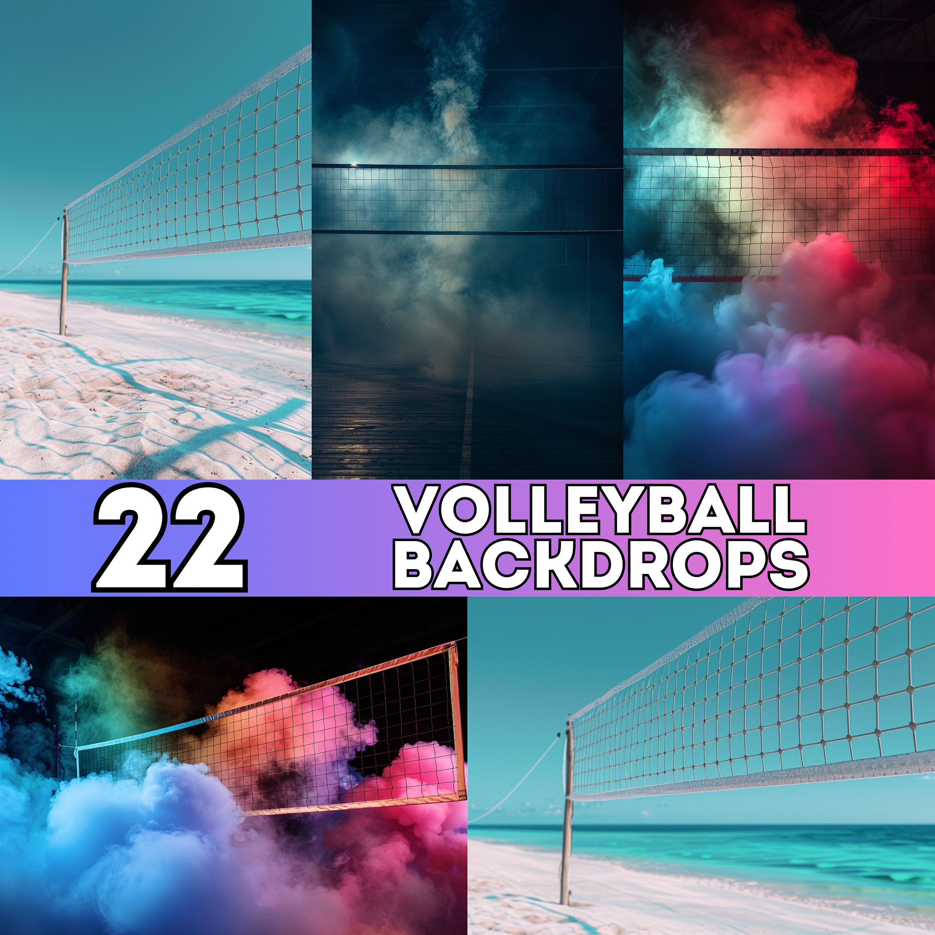 Volleyball Digital Backdrop, Photoshop Background, Digital Backdrop - Etsy