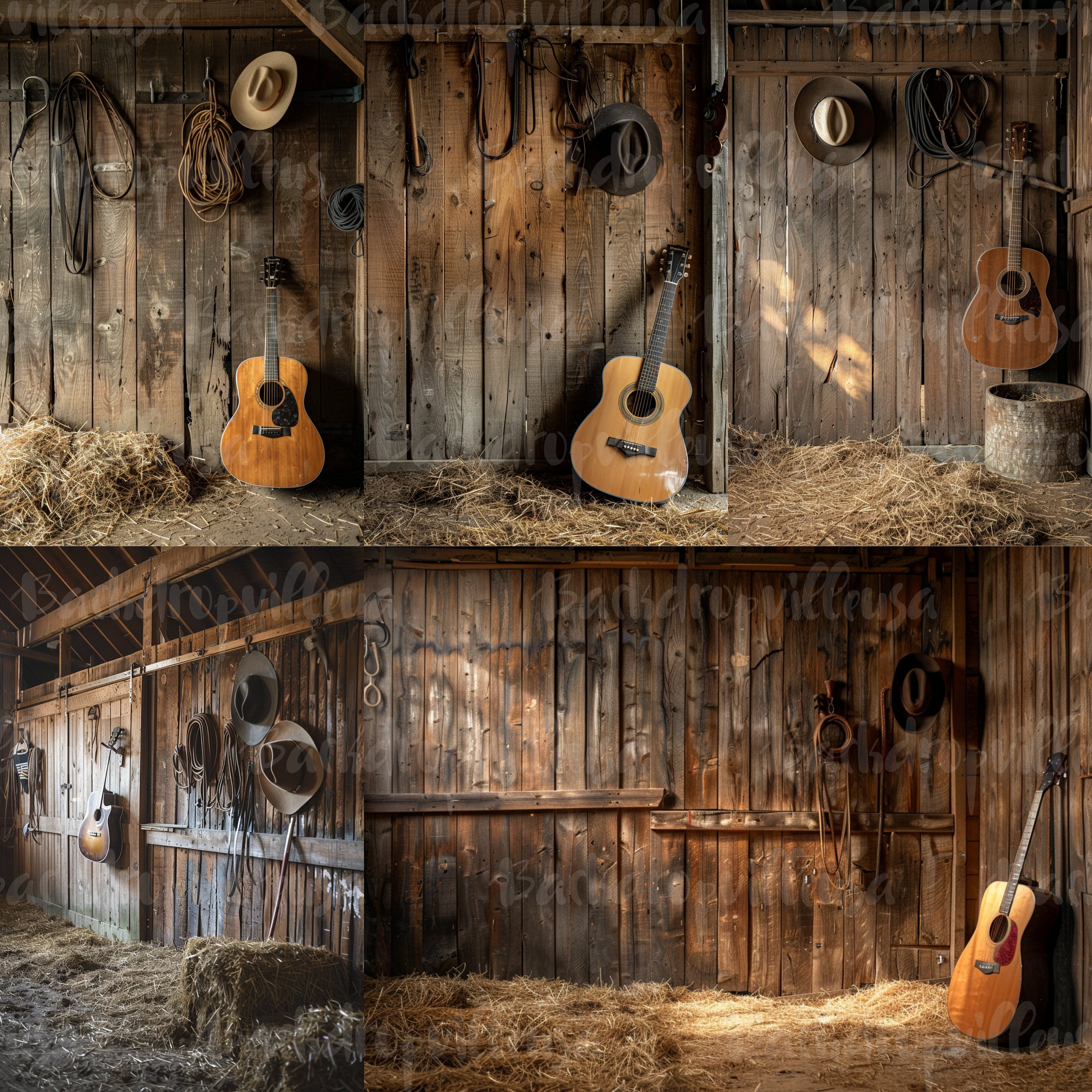 Western Rustic Wood Wooden Digital Backdrop Maternity, Photoshop ...