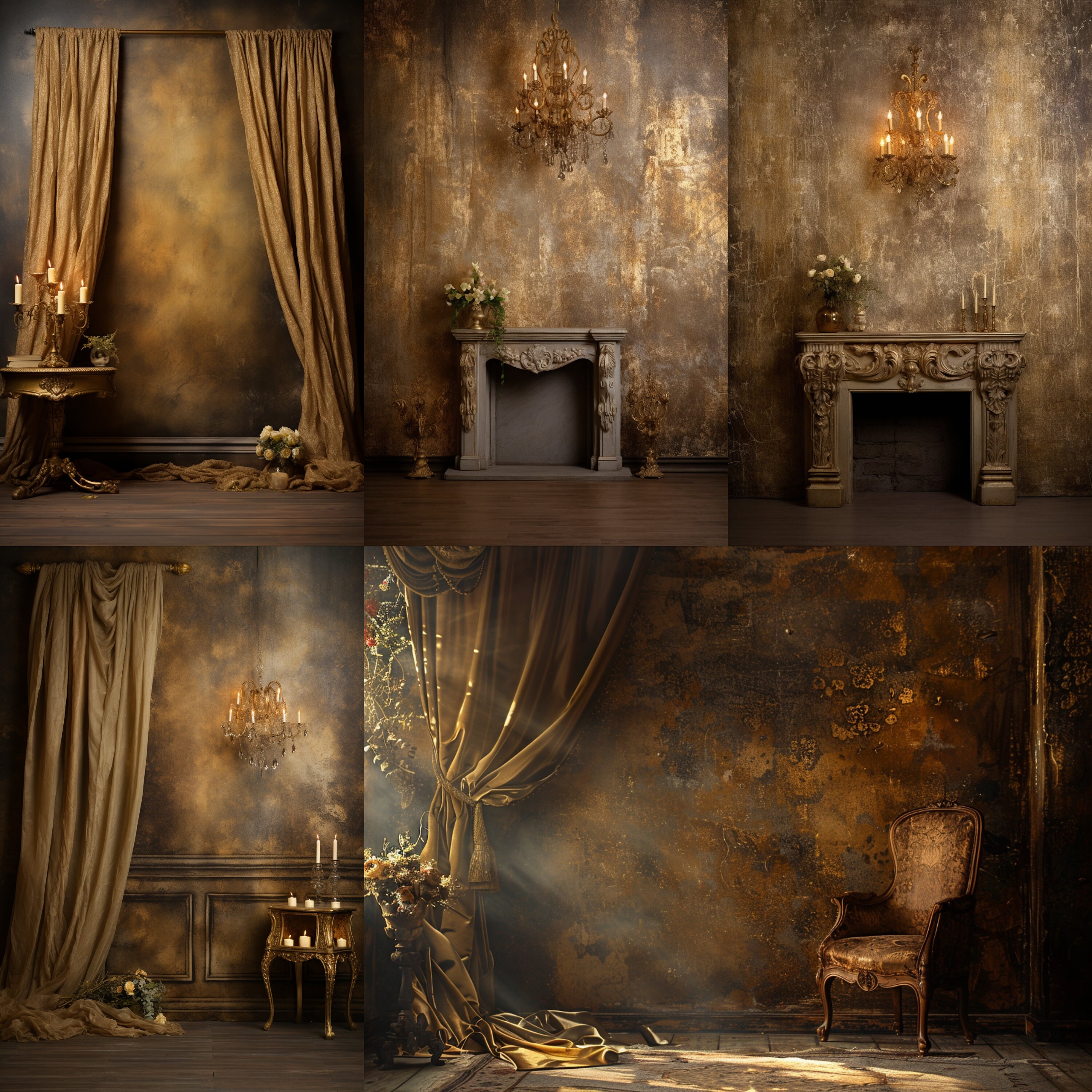 Vintage Brown Beige Old Master Fine Art Maternity Digital Backdrop ...