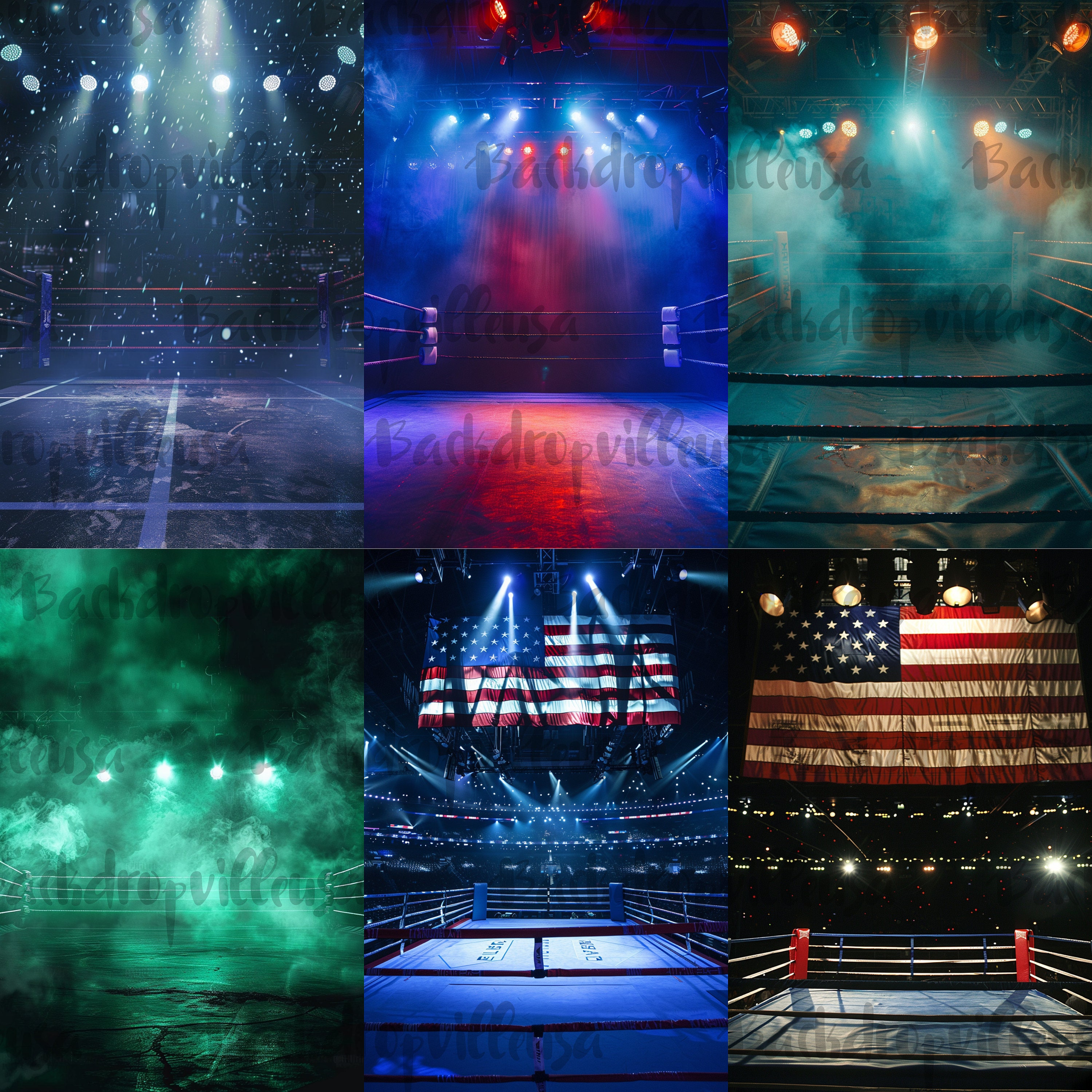 Boxing Digital Backdrop, Photoshop Background, Digital Backdrop - Etsy