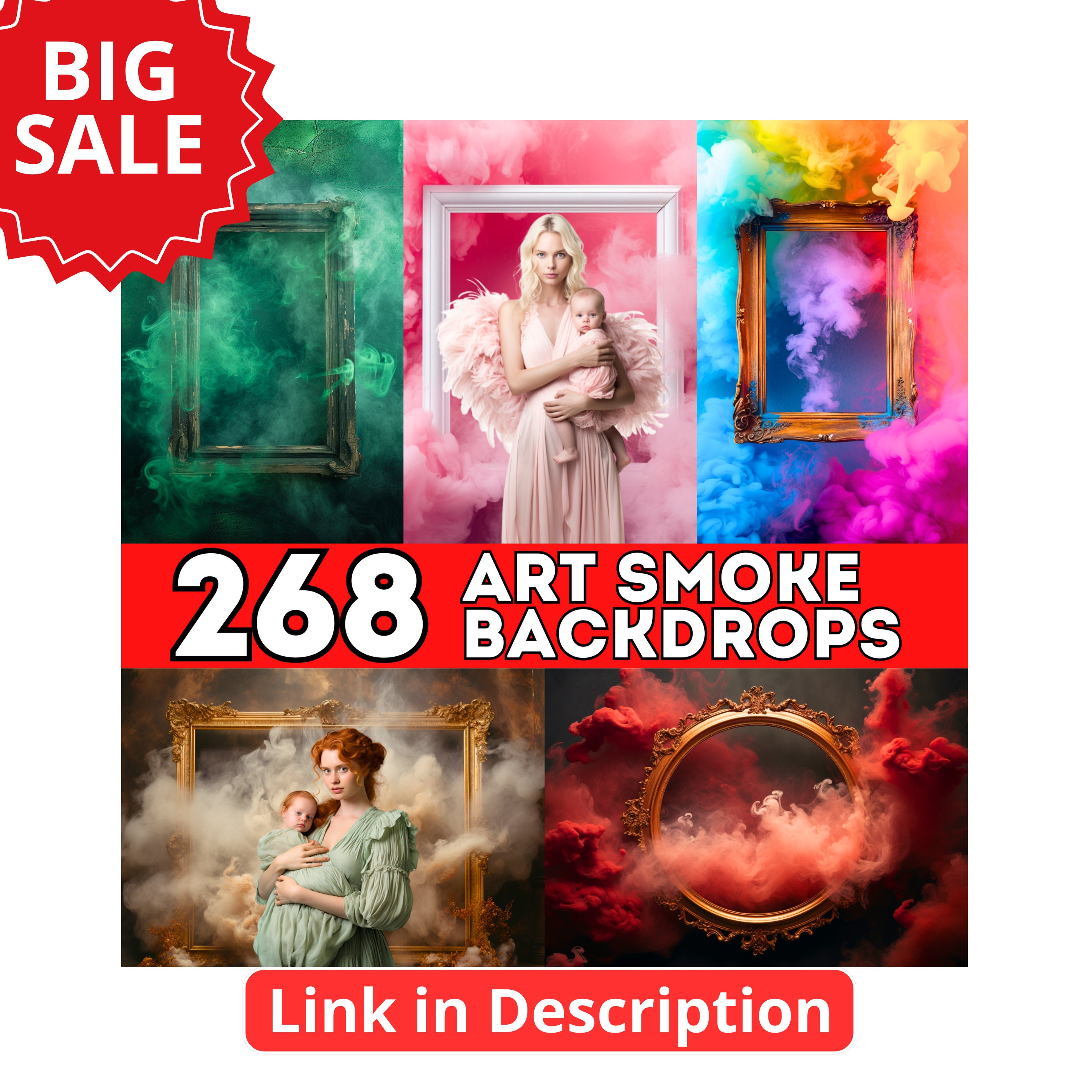 Smoke Digital Backdrop Maternity, Photoshop Background Overlay Overlays ...