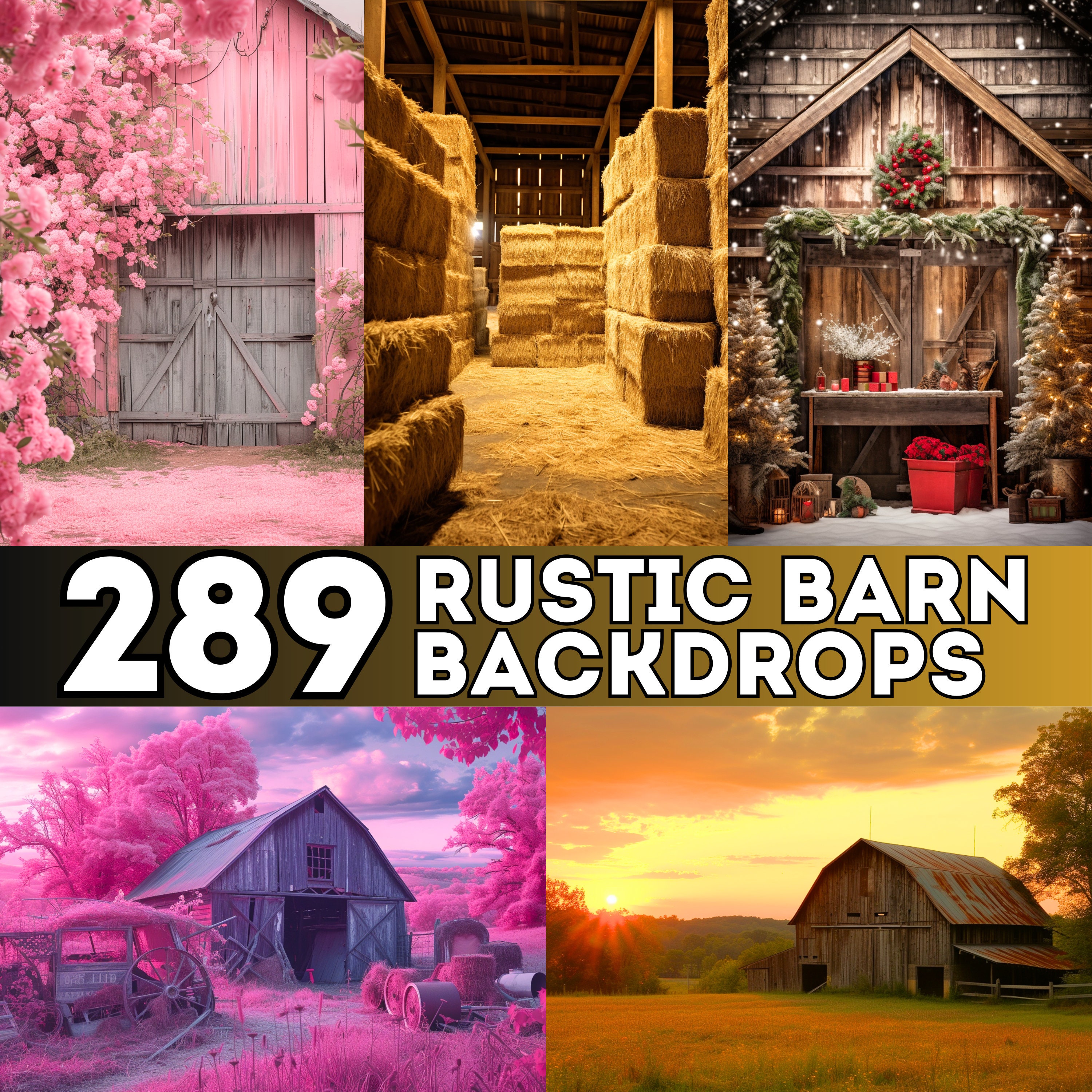 Rustic Barn Wooden Digital Backdrop Maternity, Photoshop Background ...